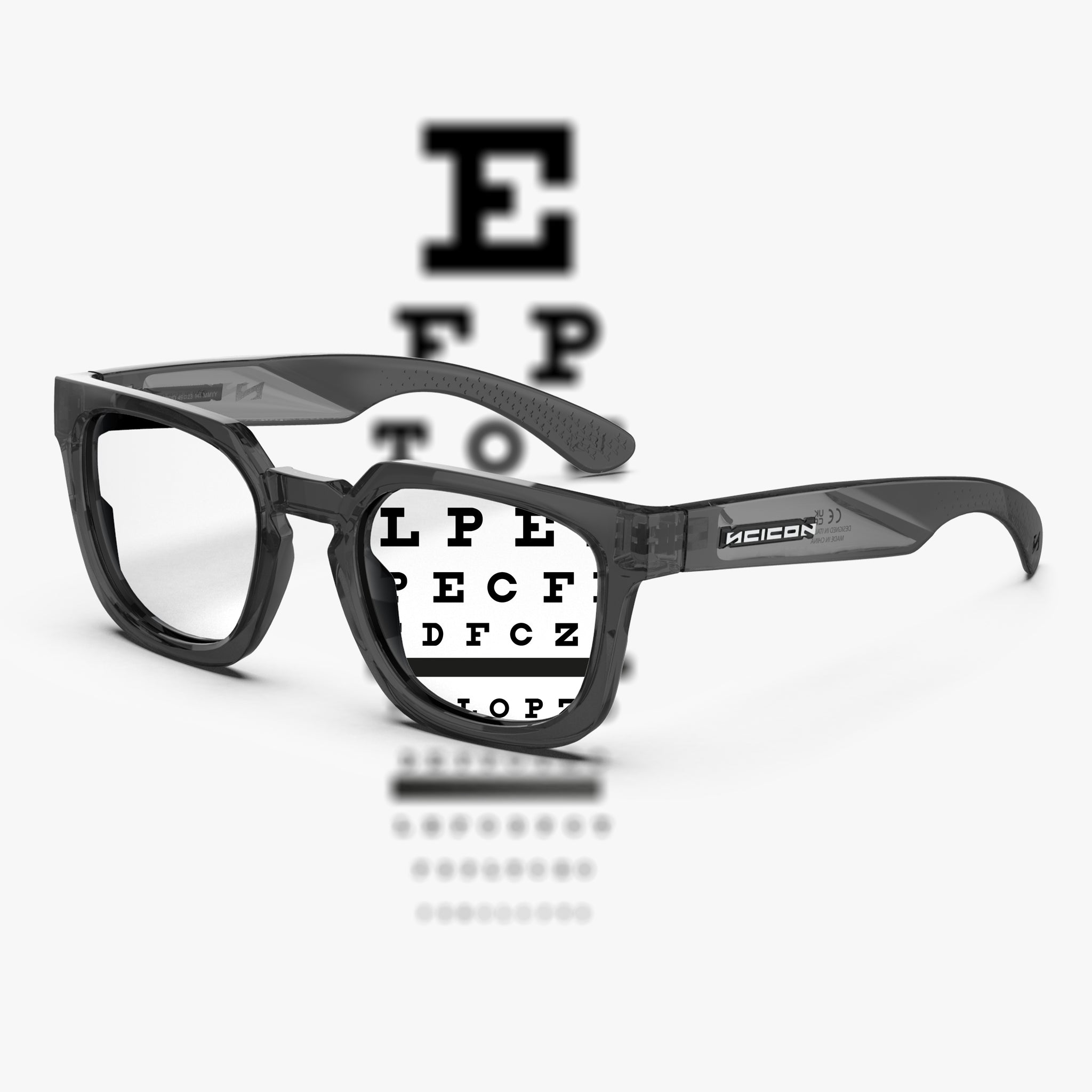 Black Crystal Turcio 2.0 RX Eyewear frame | Scicon Sports
