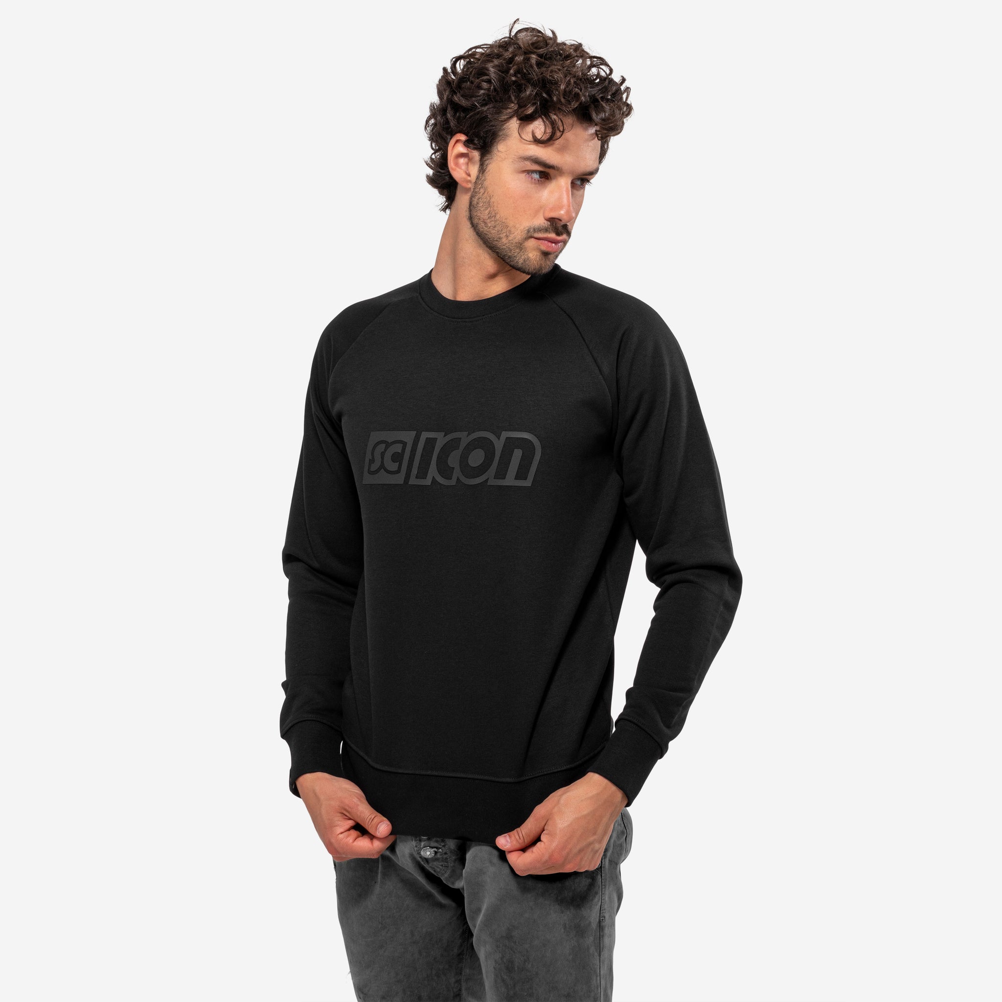 Black Scicon Logo Sweater | Scicon Sports